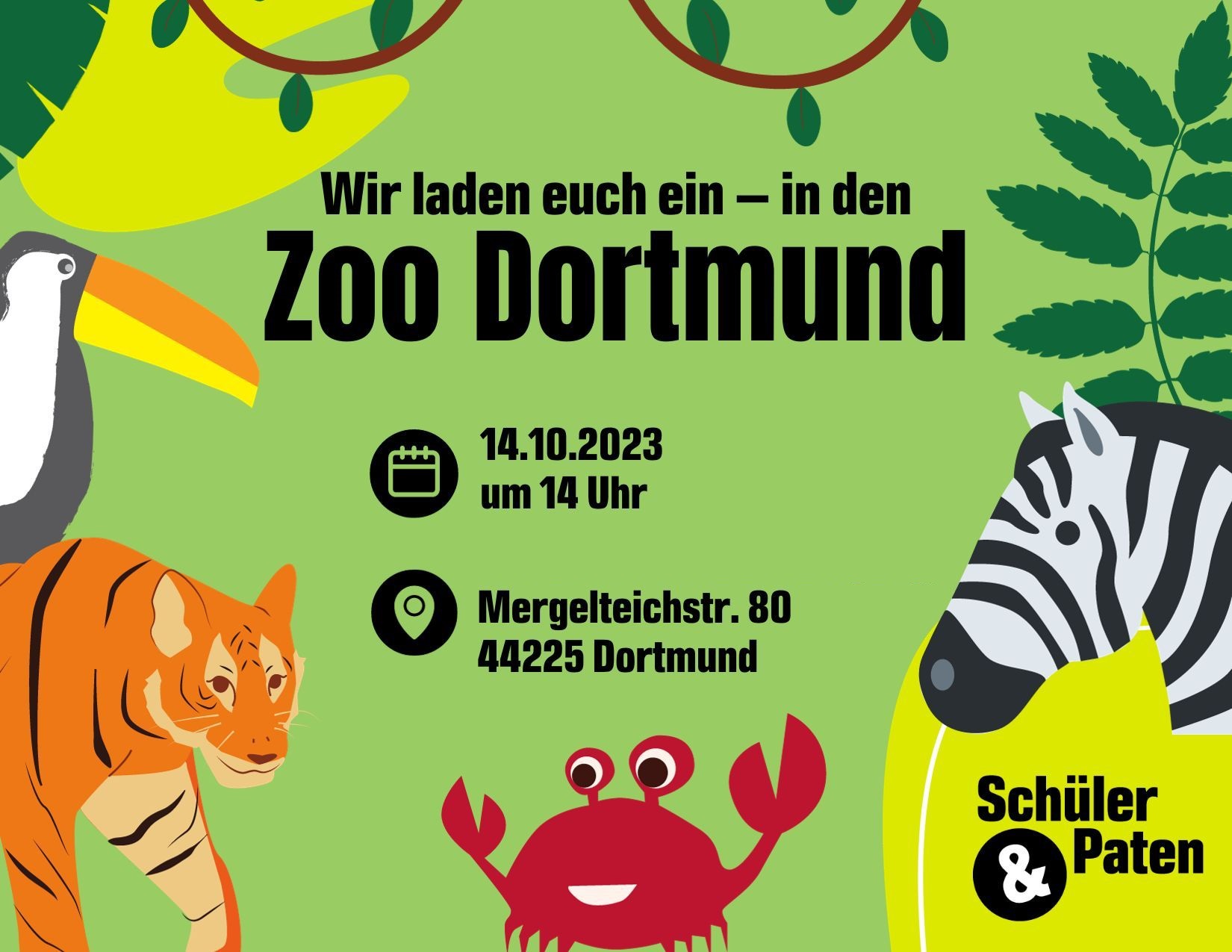 Einladung in den Dortmunder Zoo - Schülerpaten Dortmund